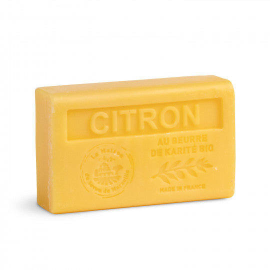 Lemon Soap Bar with Organic Shea Butter – 4.4 oz – La Maison du Savon ...